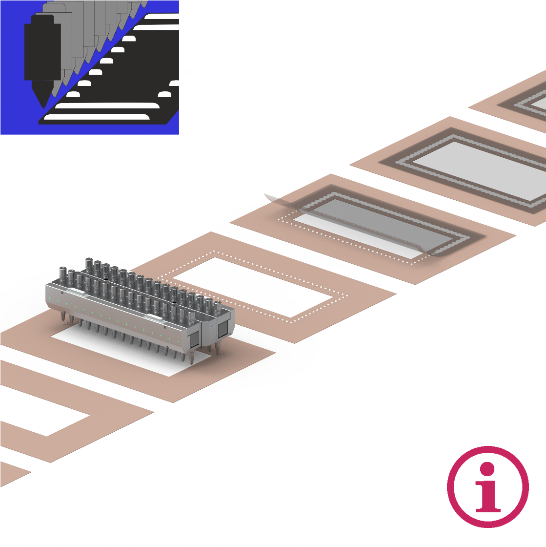 KAS - gluing and quality control